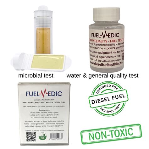 Fm Combo Diesel Fuel Test Kit Water Quality And Microbial Checks