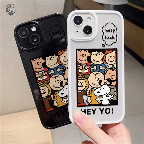 可愛史努比 防摔保護殼 適用iphone 14 13 12 11 Pro Max Se2 Xr Xs I13 蘋果手機殼 蝦皮購物
