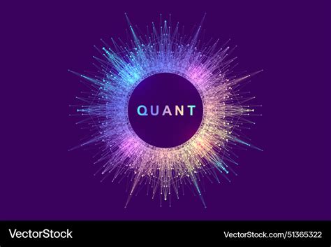 Scientific Quantum Computer Royalty Free Vector Image