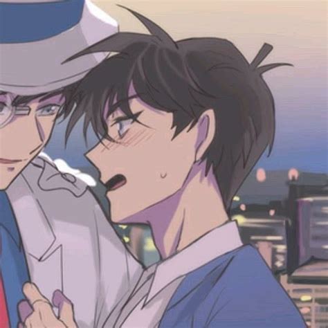 述书采集名侦探柯南情头名侦探柯南头像二次元头像小兰柯南工藤新一怪盗基德黑羽快斗中森青子 花瓣网