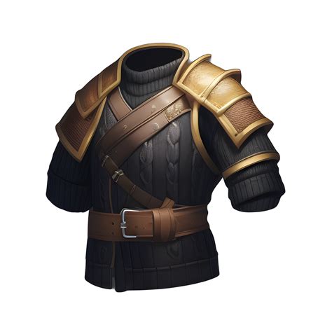 Medieval Leather Armor Game Ai Generated 31789738 Png