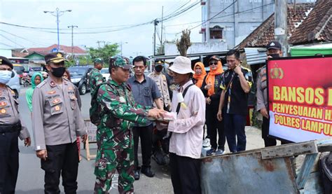 Bantu Ringankan Beban Warga TNI Polri Dan Ormas Gelar Bakti Sosial