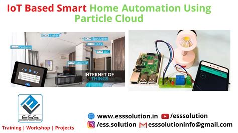 Iot Based Home Automation Using Particle Cloud On Raspberry Pi Youtube