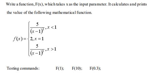 Solved Write A Function F X Which Takes X As The Input Chegg Com