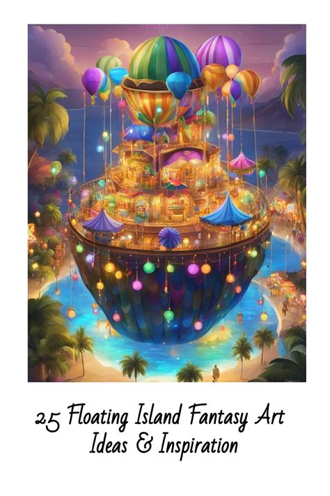 25 Floating Island Fantasy Art Ideas And Inspiration