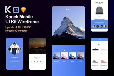 Knock Mobile Ui Kit Ecommerce By Ui Foundry On Dribbble