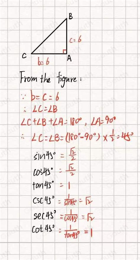 Solved 3 In The Given Right Triangle Find The Six Trigonometric Ratios Of The Angle β 6 [math]