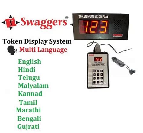 token display system swaggers digital token display system 3 digit