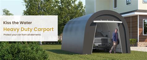 Kiss The Water Domed Carport With 4 Cloth Bags Portable