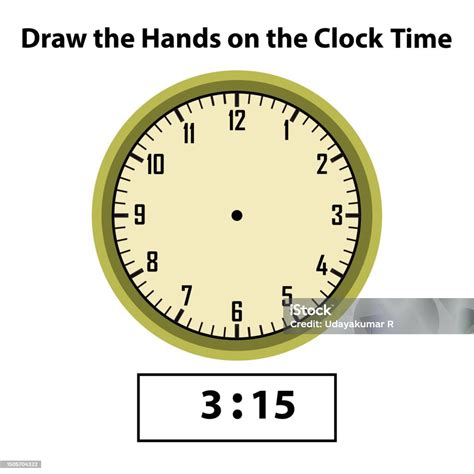 손을 그립니다 아날로그 시계 시간 학습 시계 및 수학 워크시트는 무엇입니까 어린이를 위한 시간 연습 워크시트 말하기 시계에서 아날로그를 배우십시오 교육 활동 0명에 대한