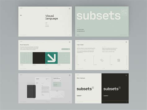 Subsets Brand Design And Guidelines By Aleksandra Janik Przyborowska