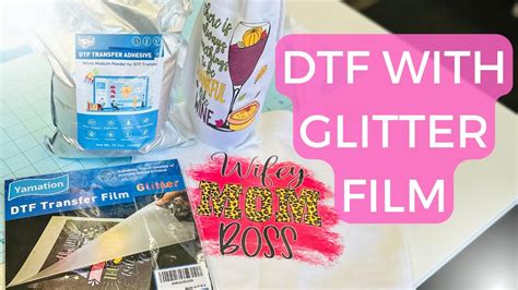 Dtf On Glitter Film Yamation Procolored Dtf Printer For Beginners