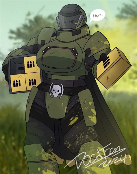 Helldiver Helldivers Drawn By Doodtoon Danbooru