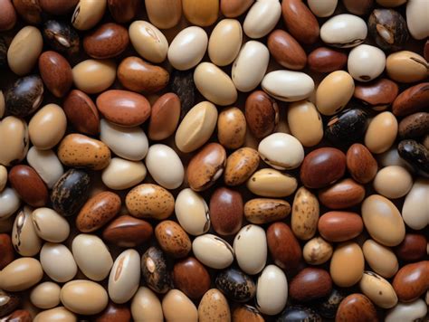 Premium AI Image A Group Of Beans In Different Colors