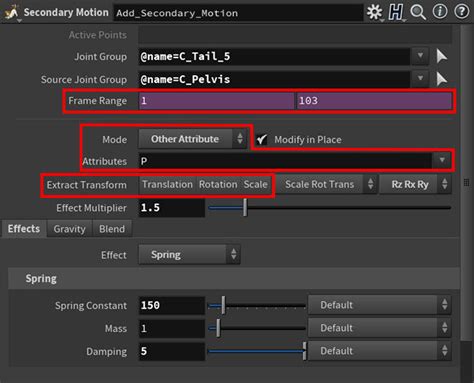 Adding Secondary Motion Effects To Characters