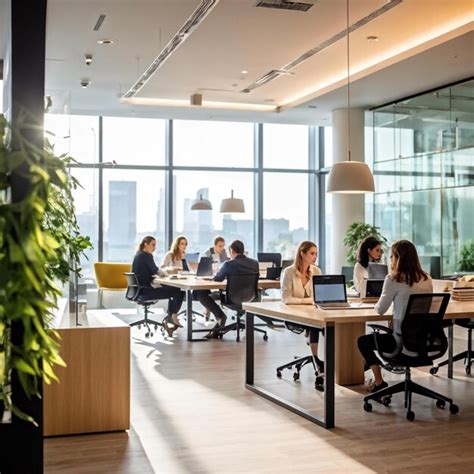 Creative Team Collaborating At Modern Workspace Premium Ai Generated