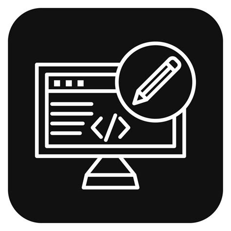 Premium Vector Edit Code Vector Illustration