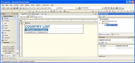 SSRS Creating Report With SQL Server Reporting Wizard