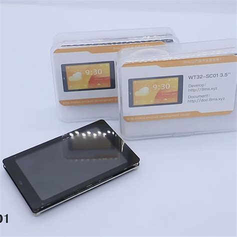 Wt32 Sc01 Esp32 Display Module 16mb Flash 35 Inch Lcd Hmi Display T Wireless Tag