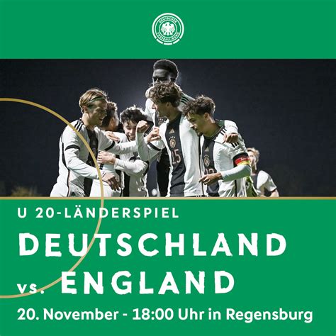 U 20 Länderspiel Deutschland England Für Kleines Geld Zu Einem