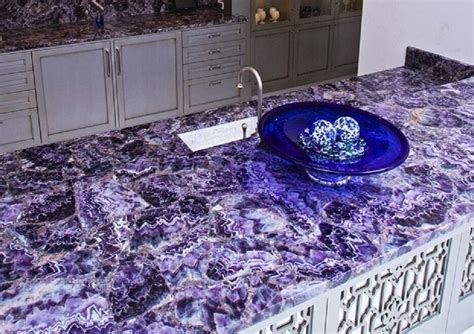 Purple Quartz Kitchen Countertops