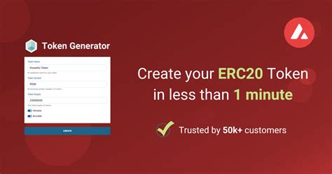 Create And Deploy Your Erc20 Token On Avalanche C Chain Token Generator