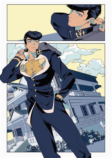 Higashikata Josuke Jojo No Kimyou Na Bouken And 1 More Drawn By Al