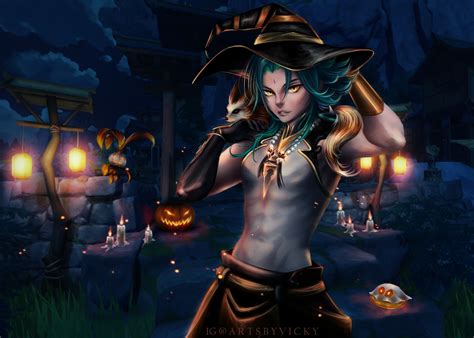 Genshin Impact Halloween Wallpapers Wallpaper Cave