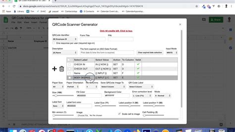 Best QR Code Visitor attendance using QR Code Attendance add on - YouTube