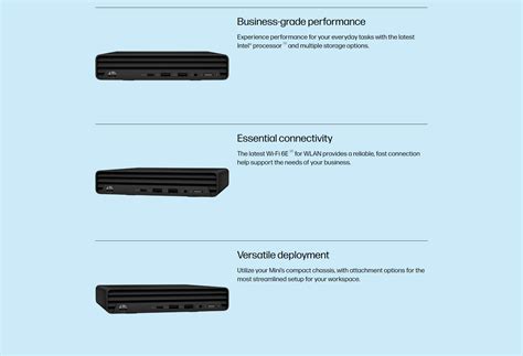 Hp Pro Mini G Desktop Pc Intel Core I U Processor Gb Ddr Ram Gb Ssd Storage
