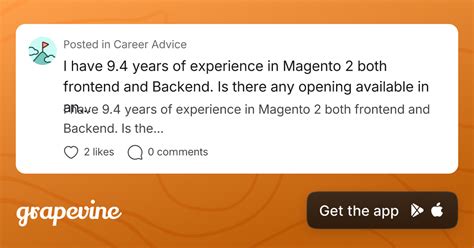 I Have 9 4 Years Of Experience In Magento 2 Both Frontend And Backend
