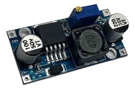 5 Regulador De Tensão Ajustável 1 5 35v Lm2596 Step Down 3a Mercadolivre