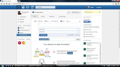 Rolo Ict Test Corner Social Networking For Schools Edmodo