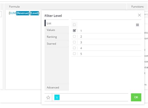 turning bar chart column chart into indicator widget to compare