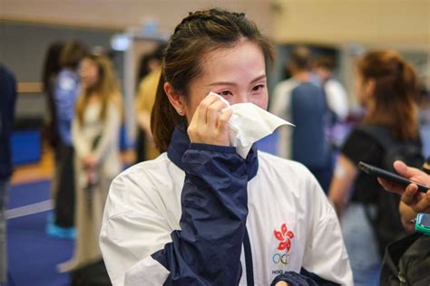 Asian Games Hong Kong Taijiquan Athlete Mok Uen Ying Tears Up Over