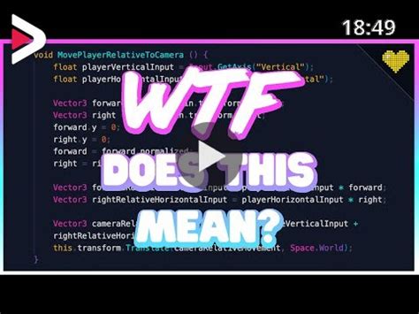 Camera Relative Movement In Unity D Explained Dideo