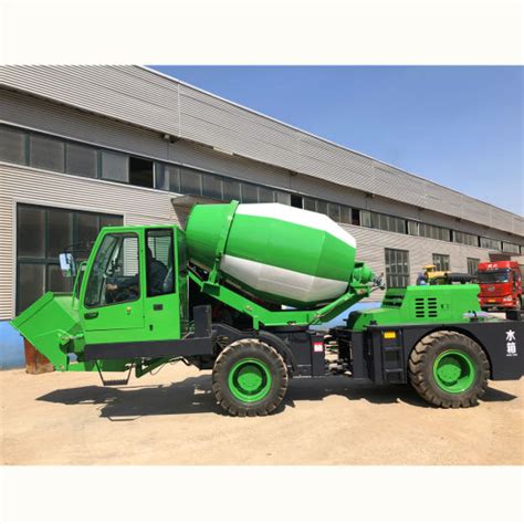 China Articulated Type Chassis Self Loading Concrete Mixer Truck With