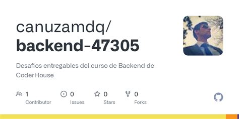 Github Canuzamdq Backend Desafios Entregables Del Curso De