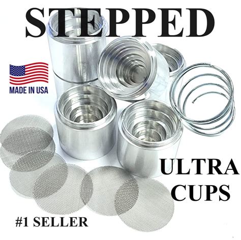 D Sized Ultra Stepped Solvent Trap Cups Freedom Gear