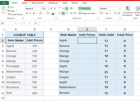 how to assign a value to a word in excel spreadcheaters