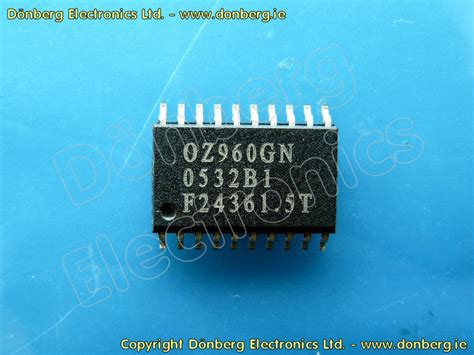 Semiconductor: OZ960G (OZ 960G) - INTELLIGENT CCFL INVERTER...