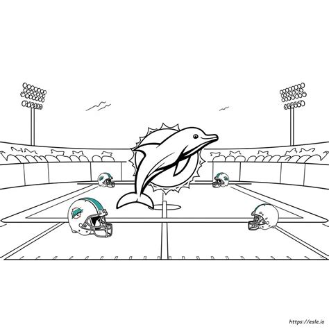Miami Dolphins Coloring Book