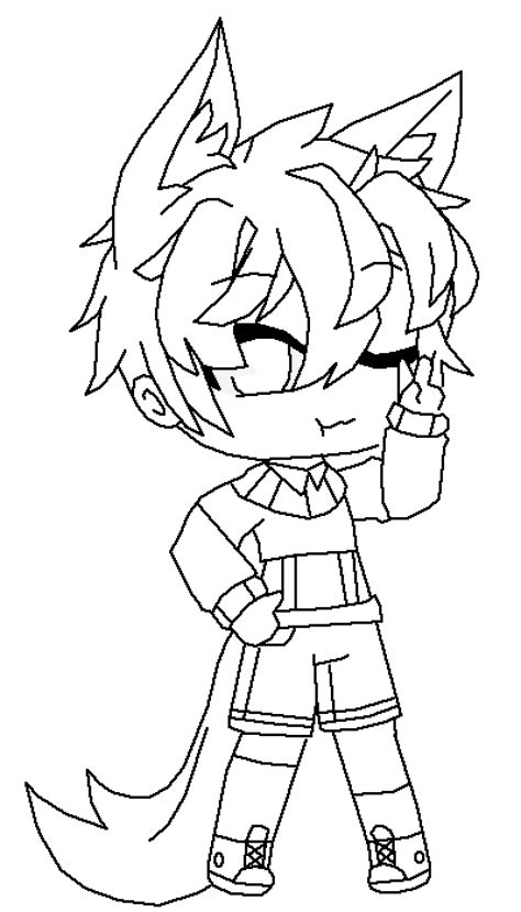 Pixilart CuTe GAcHa BAsE BoY By Esantiag
