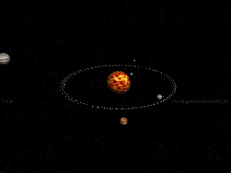 3d Animated Solar System By Frostdragonvacu On Deviantart