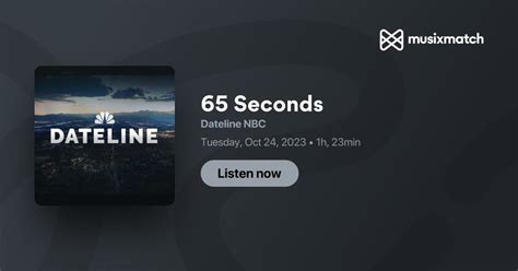 65 Seconds Transcript Dateline Nbc
