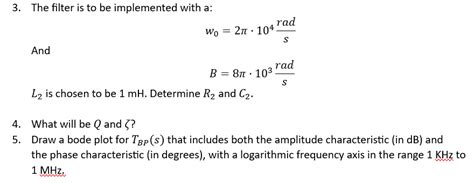 Solved The Circuit Diagram In Figure 2 Shows A Second Order