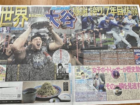 大谷翔平物語 最終章ワールドシリーズ制覇編 最終話 ワールドシリーズ制覇！ 旭川市神居にあるやまもと整骨院のブログ