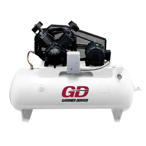 Brown Gardner Denver 10 Hp Lubricated Air Cooled Reciprocating