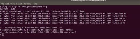 How To Check Network Connectivity In Linux Ping Command GeeksforGeeks