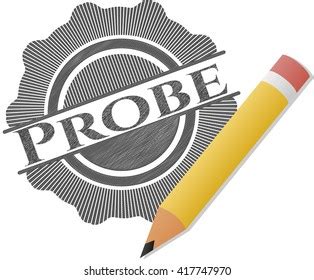 Probe Pencil Draw Stock Vector Royalty Free 417747970 Shutterstock